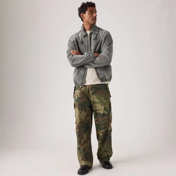 LEVI'S Baggy Field Cargo Trousers - Green
