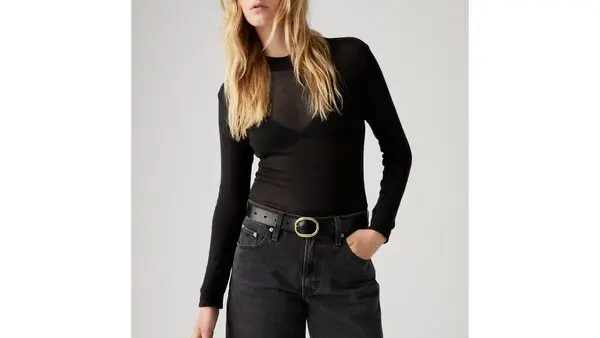 LEVI'S High Low Belt - Black