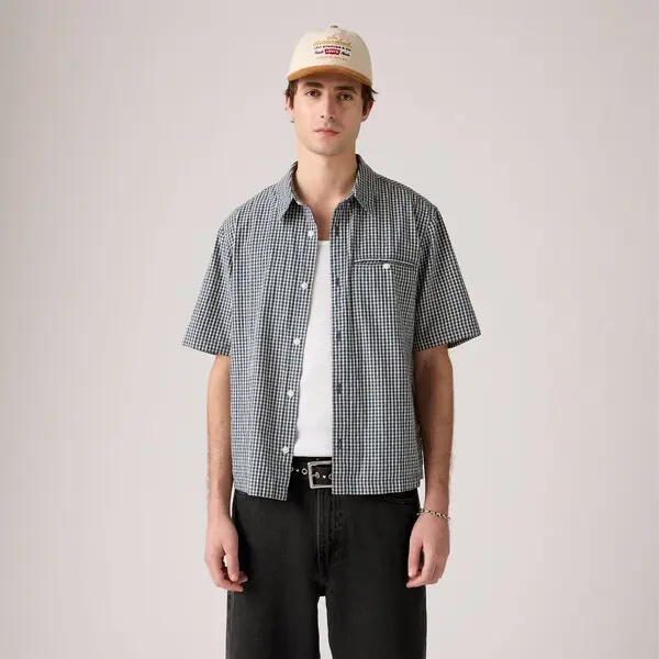 LEVI'S Short Sleeve Zandt Cropped Shirt