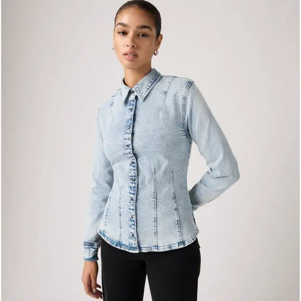 LEVI'S Long-sleeve Shaped Denim Shirt