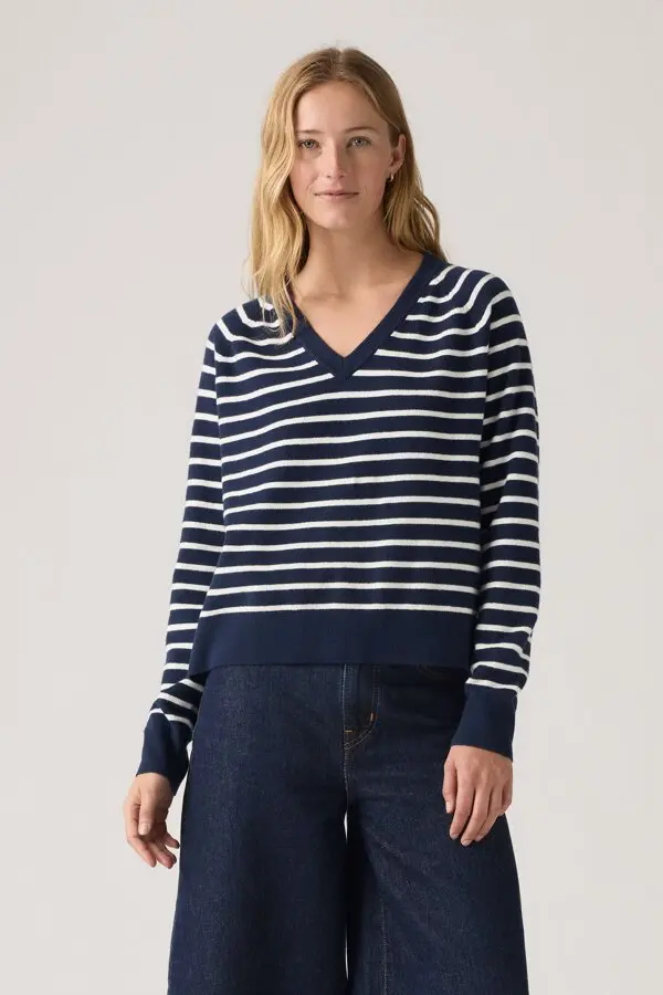 LEVI'S Supersoft V Neck Pullover Sweater