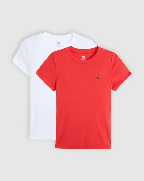 LEVI'S Essential Short-sleeve Tee Pack Of Two - Red