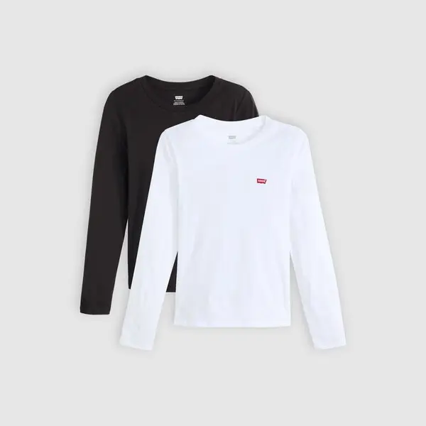 LEVI'S Essential Long Sleeve Crewneck Tee Pack Of 2