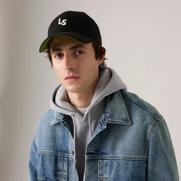 LEVI'S Monogram Baseball Cap - Black