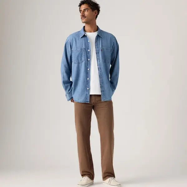 LEVI'S 555 Relaxed Straight Lightweight Linen+ Denim Jeans
