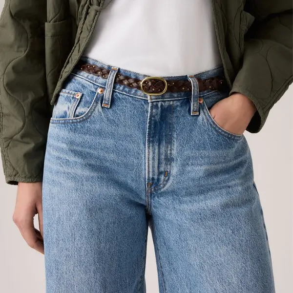 LEVI'S Taylor Braided Belt - Brown