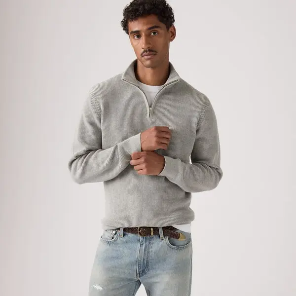 LEVI'S Housemark Quarter Zip Sweater