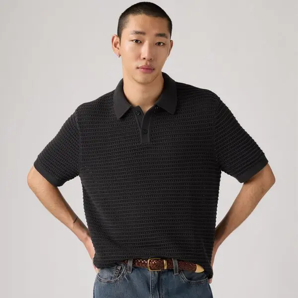 LEVI'S Laguna Sweater Polo - Black