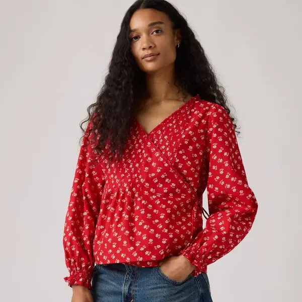 LEVI'S Soleil Wrap Blouse