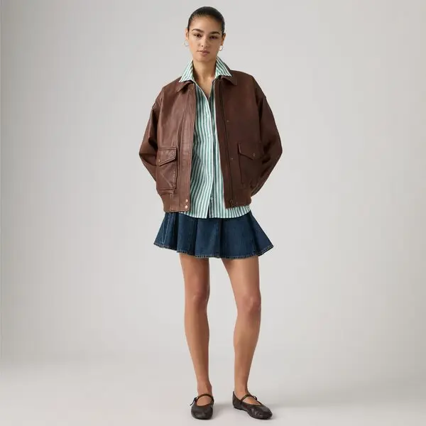 LEVI'S Godet Mini Lightweight Skirt