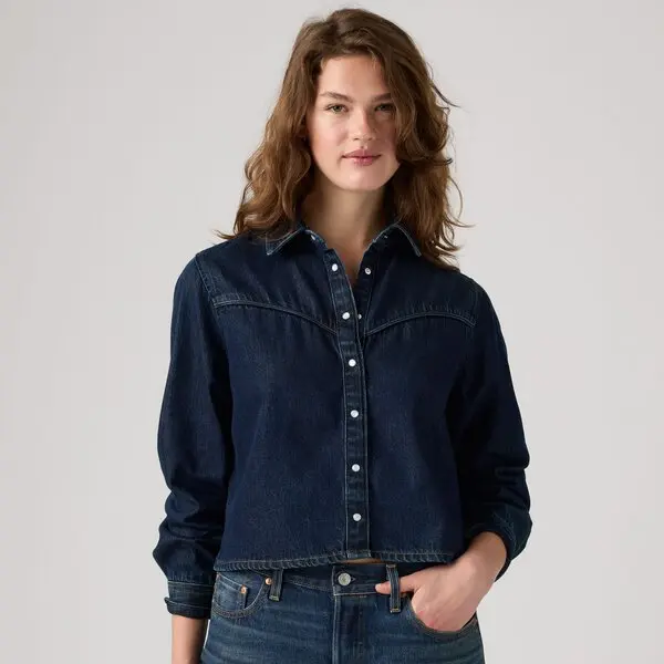 LEVI'S Logan Denim Shacket - Blue