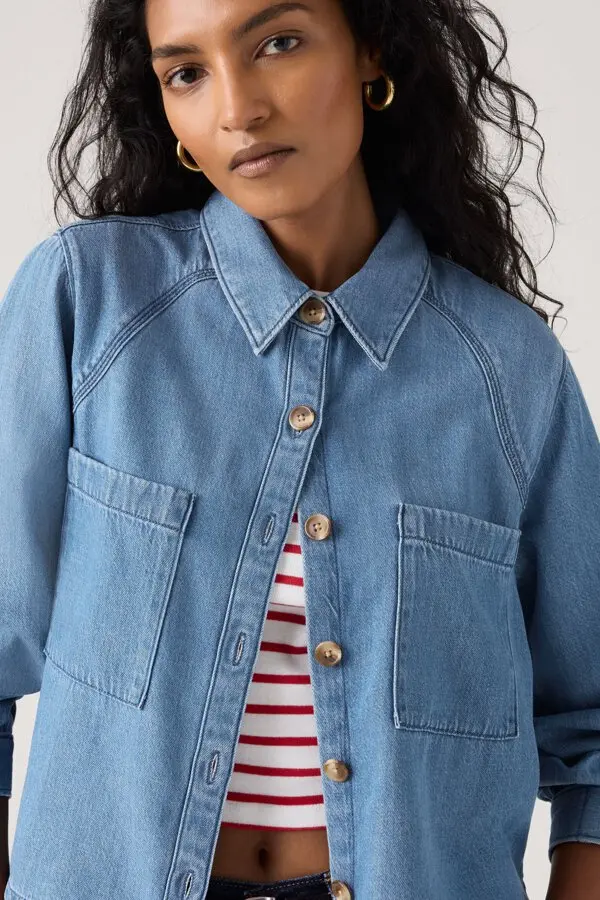 LEVI'S Tini Long Sleeve Utility Shirt