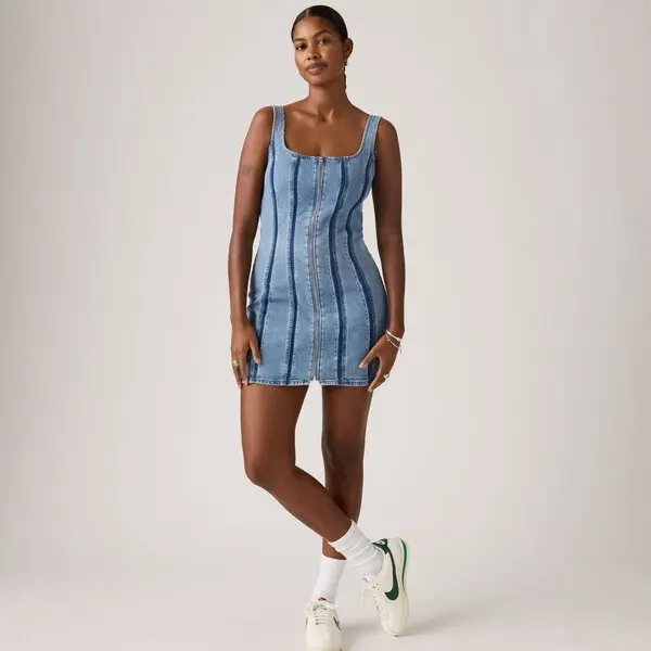 LEVI'S Seamed Zip Dress