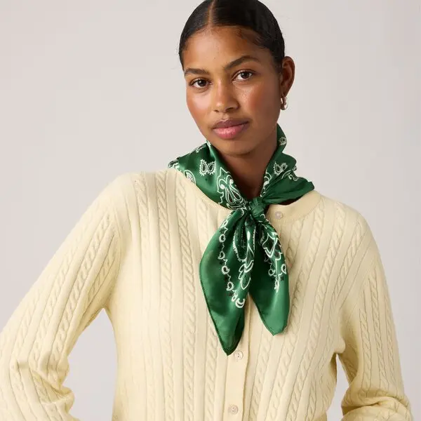 LEVI'S Satin Bandana - Green