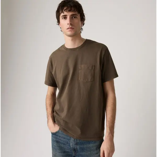 LEVI'S Essential Pocket Tee - Brown