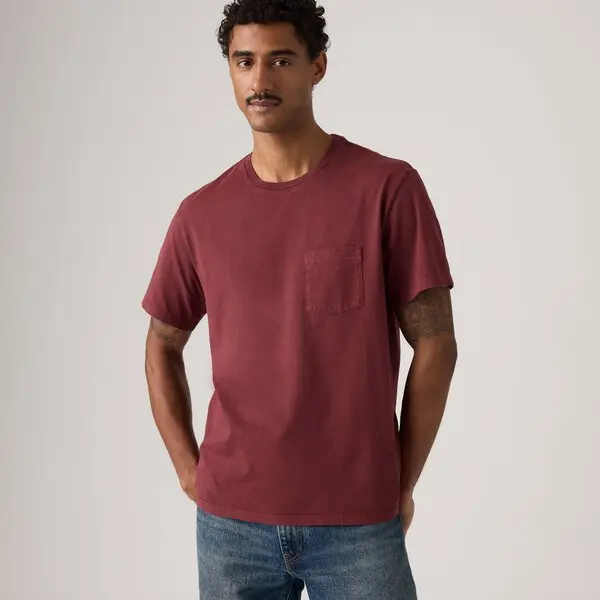 LEVI'S Essential Pocket Tee - Red