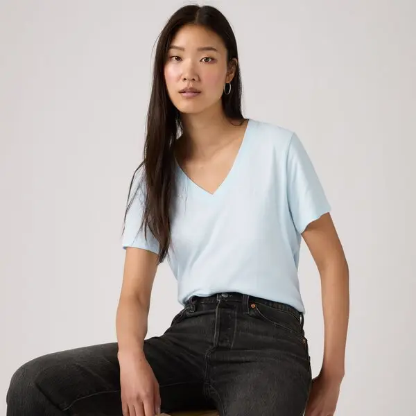 LEVI'S Favorite Cotton V Neck Tee