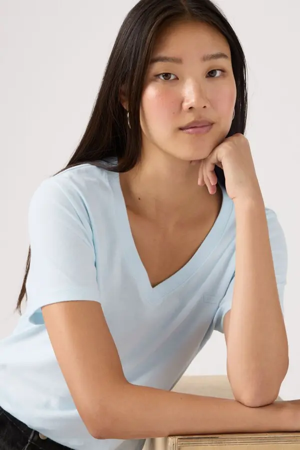 LEVI'S Favorite Cotton V Neck Tee