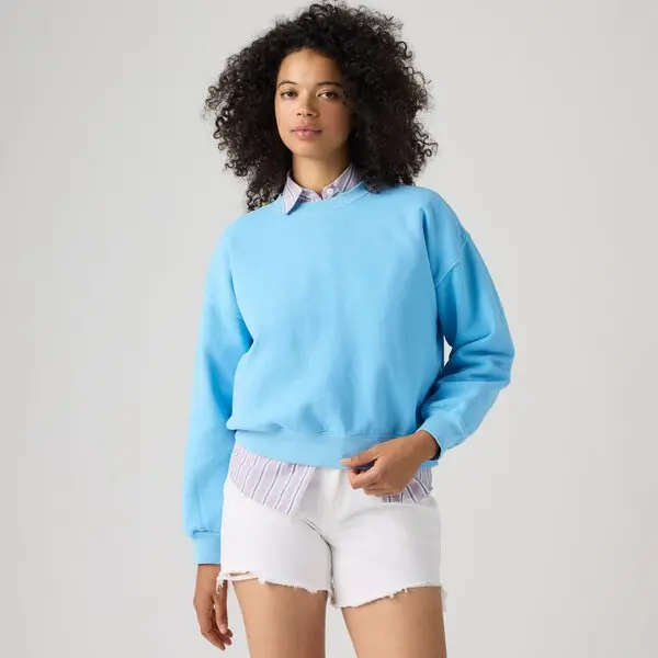 LEVI'S Boxy Sweatshirt - Blue
