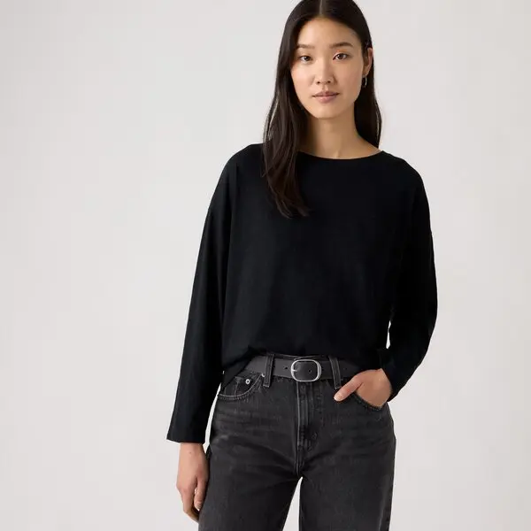 LEVI'S Julie Slub Long Sleeve Tee