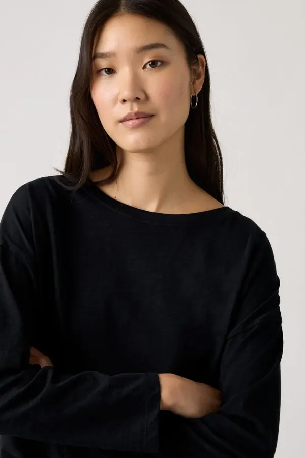 LEVI'S Julie Slub Long Sleeve Tee