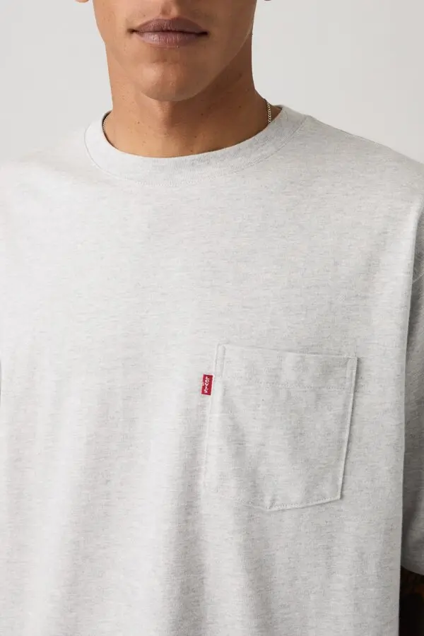 LEVI'S Half Sleeve Pocket Tee - Grey