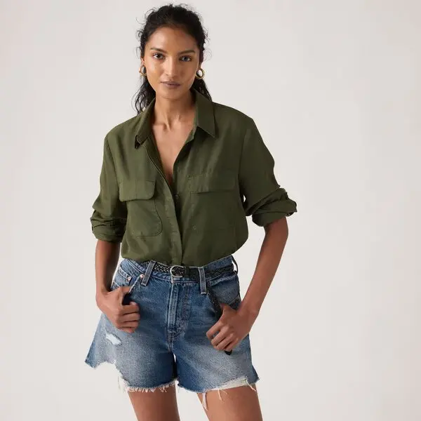 LEVI'S Elaine Utility Lightweight Shirt - Green