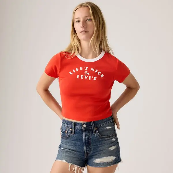 LEVI'S Graphic Ringer Mini Tee