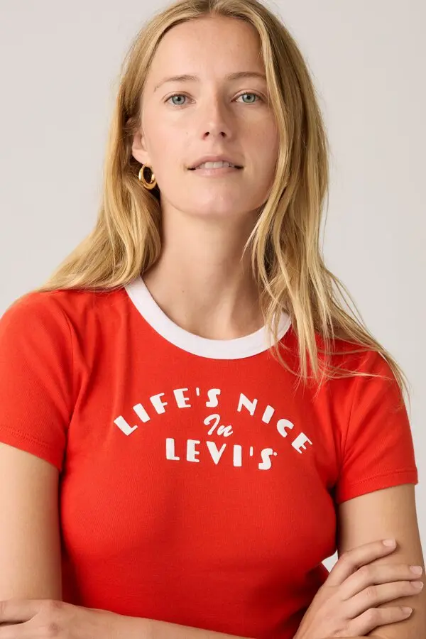 LEVI'S Graphic Ringer Mini Tee