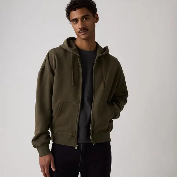 LEVI'S Hayes Boxy Full Zip Hoodie