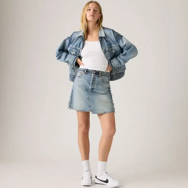 LEVI'S Deconstructed Edge Skirt