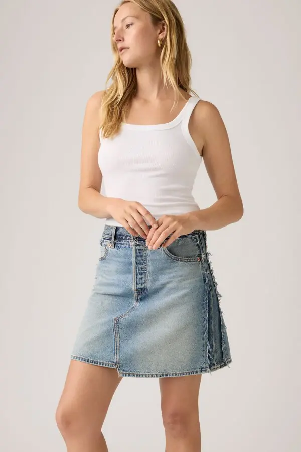 LEVI'S Deconstructed Edge Skirt