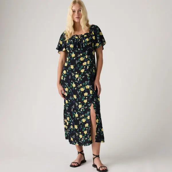 LEVI'S Amara Column Midi Dress - Blue