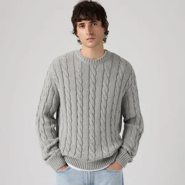 LEVI'S Laurel Crew Sweater - Grey