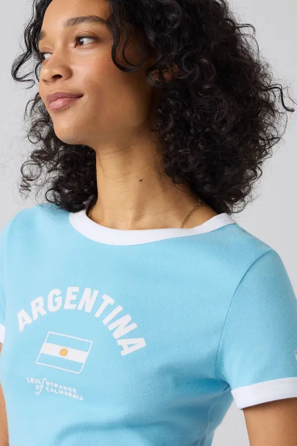 LEVI'S Argentina Ringer Tee
