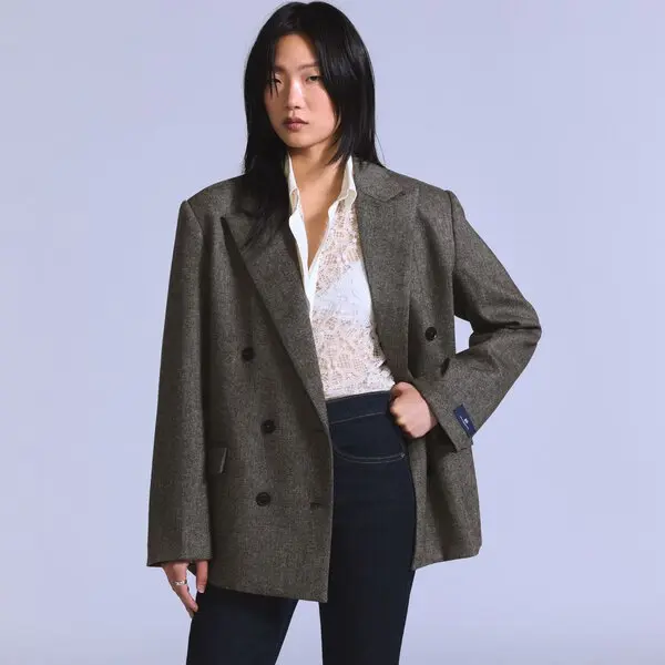LEVI'S Double Breasted Wool Blazer