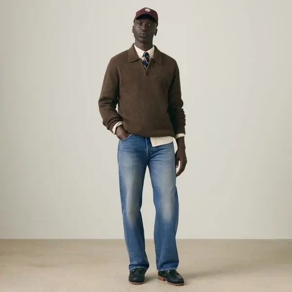 LEVI'S Boulder Quarter-zip Pullover Sweater - Brown