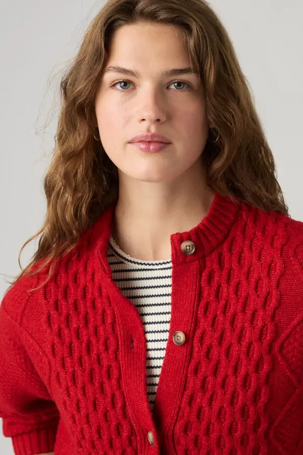 LEVI'S Charlotte Crewneck Cardigan