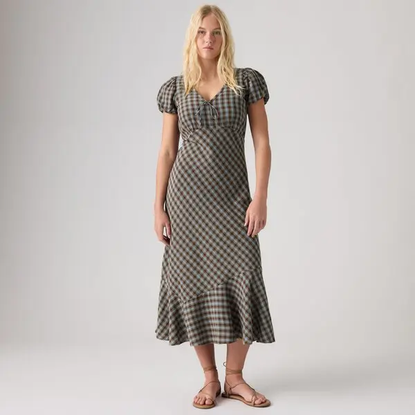 LEVI'S Lira Short Sleeve Midi Dress