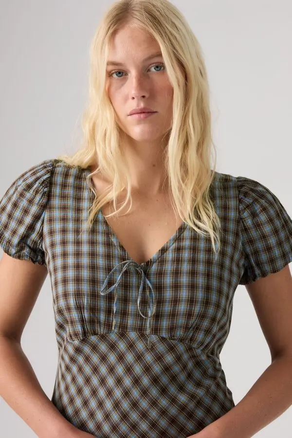 LEVI'S Lira Short Sleeve Midi Dress