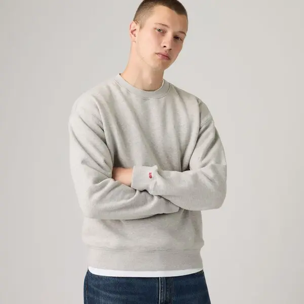 LEVI'S Authentic Crewneck Sweatshirt - Grey