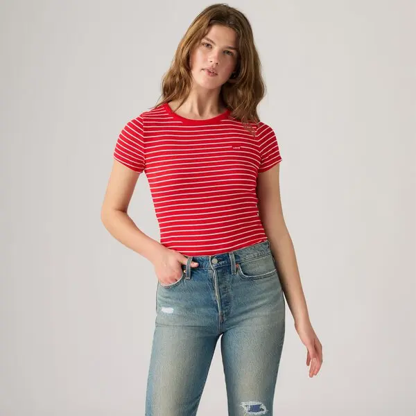 LEVI'S Hayes Crewneck T-shirt - Red