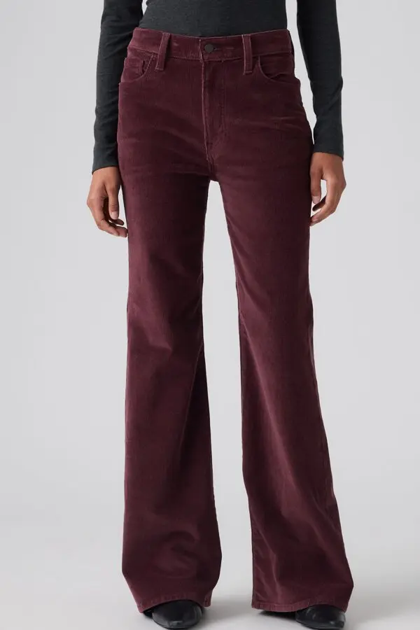 LEVI'S Corduroy Ribcage Flare Jeans