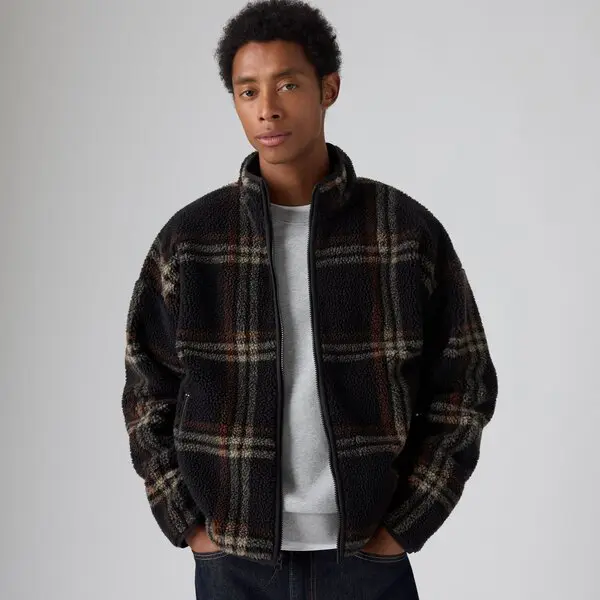 LEVI'S Nolan Sherpa Full Zip Sweater