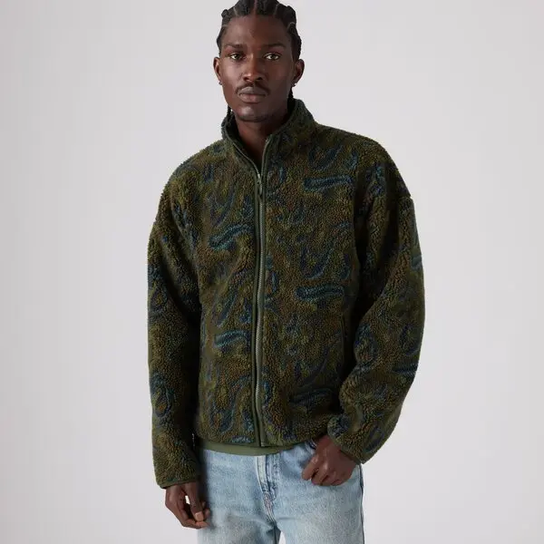 LEVI'S Nolan Sherpa Full Zip Sweater