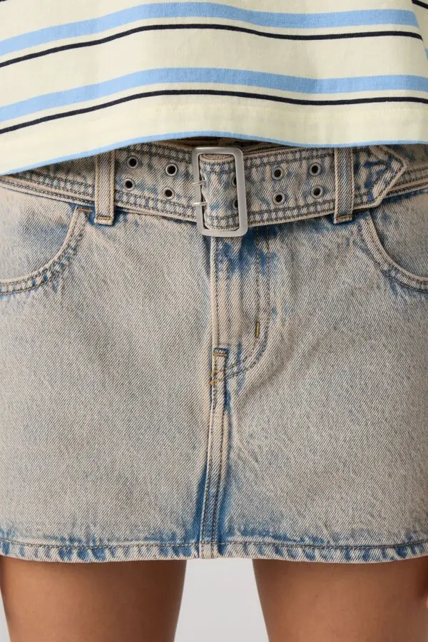 LEVI'S Belted Mini Skirt