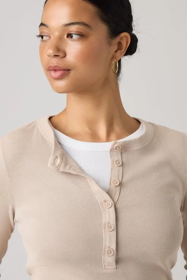 LEVI'S Essential Long Sleeve Henley