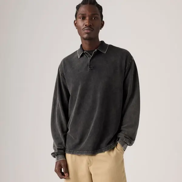 LEVI'S Long Sleeve Finn Boxy Polo