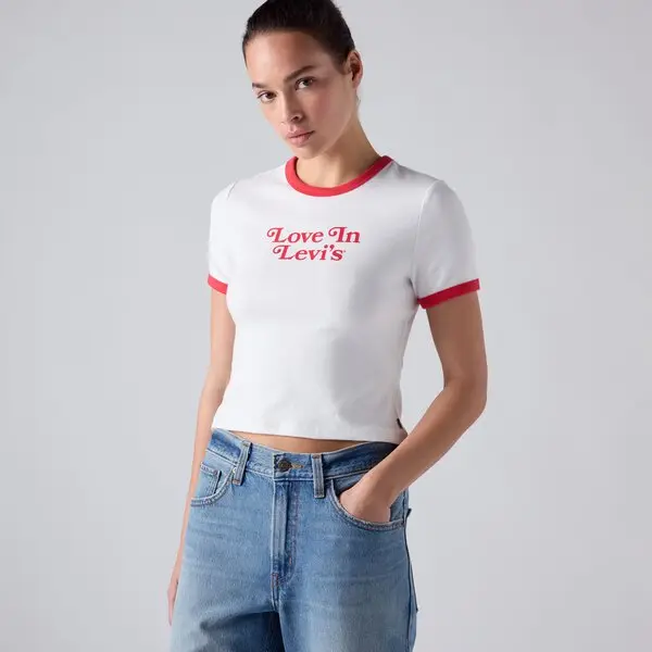 LEVI'S Graphic Hayes Cropped Tee