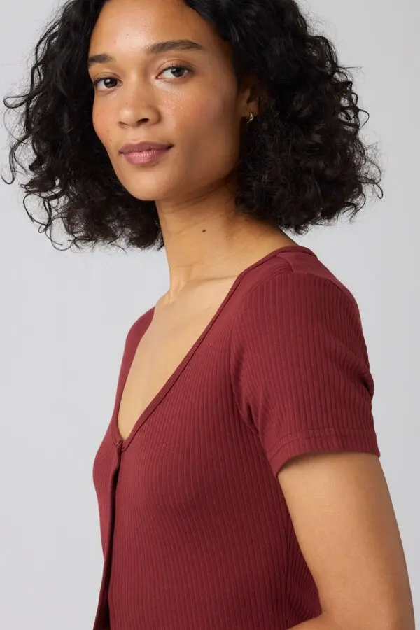 LEVI'S Austen Button Up Short Sleeve Top